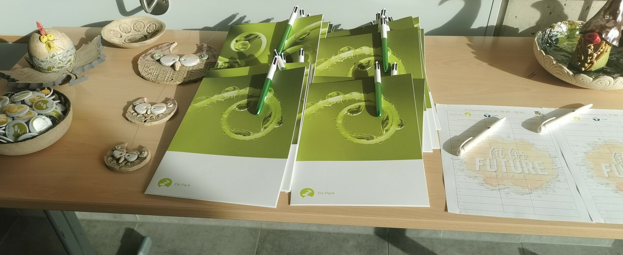 Le De Park s’est présenté lors de la foire « Fit for future » du LTPES ...